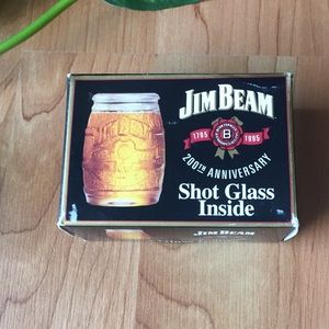 Accents | Jim Bean 20th Anniversary Shot Glass | Poshmark